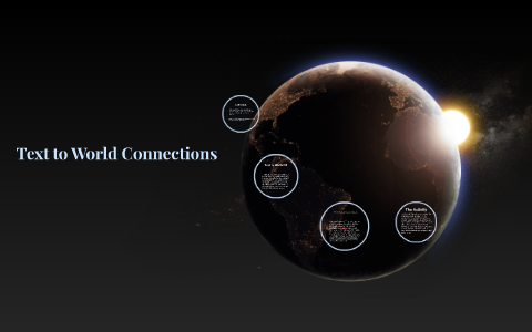 Text to World Connections by Kennie Knauth on Prezi