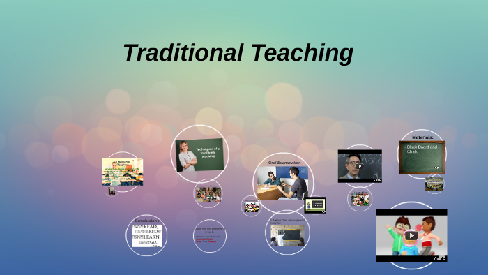 Characteristics of a traditional Teaching. by Mary Peaches Paner on Prezi