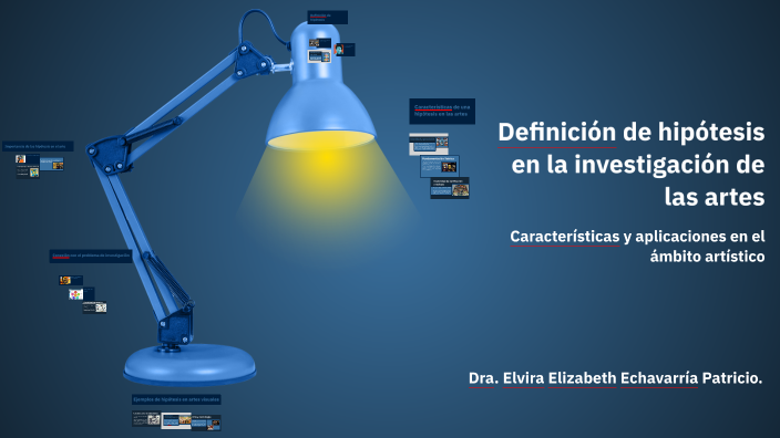 Definición de hipótesis en la investigación de las artes by Elvira ...