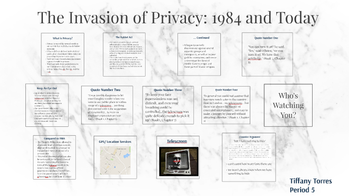 The Invasion of Privacy: 1984 and Today by Tiffany Torres on Prezi