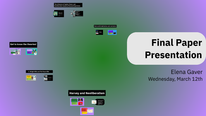 Gaver - Final Paper Presentation by Elena on Prezi