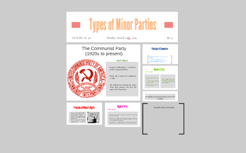 Types of Minor Parties by Kaitlyn Coss on Prezi