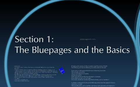 Bluebook It! by Chris Audet on Prezi