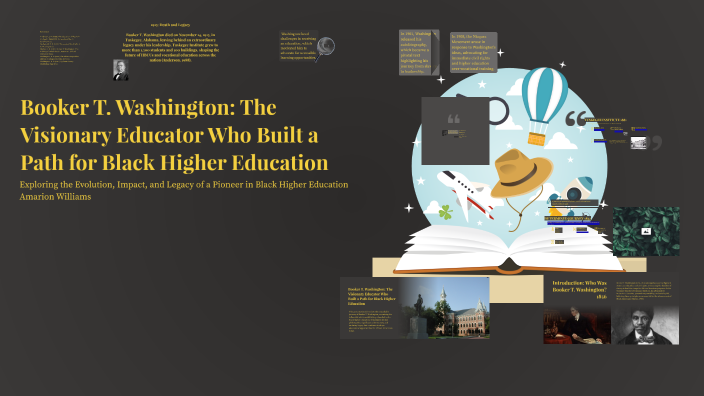 Booker T. Washington: The Visionary Educator Who Built a Path for Black ...