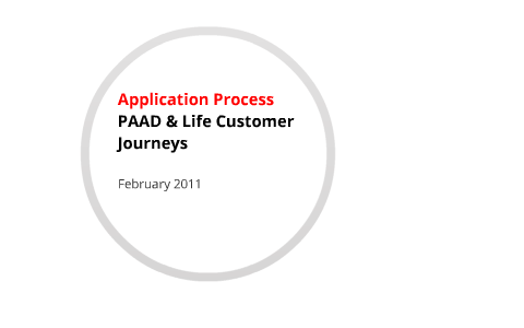 UIB - PAAD & Life Application Customer Journey Findings by louise ...