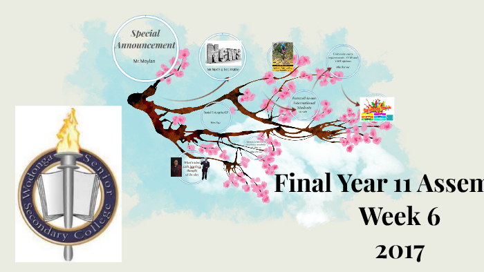 Year 11 Assembly by Chris North