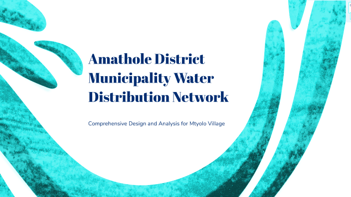 Amathole District Municipality Water Distribution Network by Mikateko ...