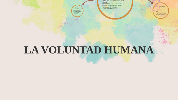 LA VOLUNTAD HUMANA by gloria apablaza on Prezi