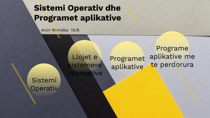 Sistemi Operativ by Aron Rrmoku on Prezi