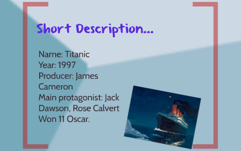 titanic by Chiara Signorini