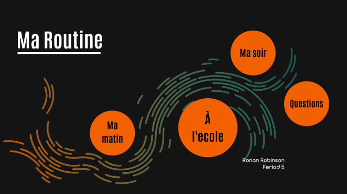 Ma Routine by Ronan Robinson on Prezi