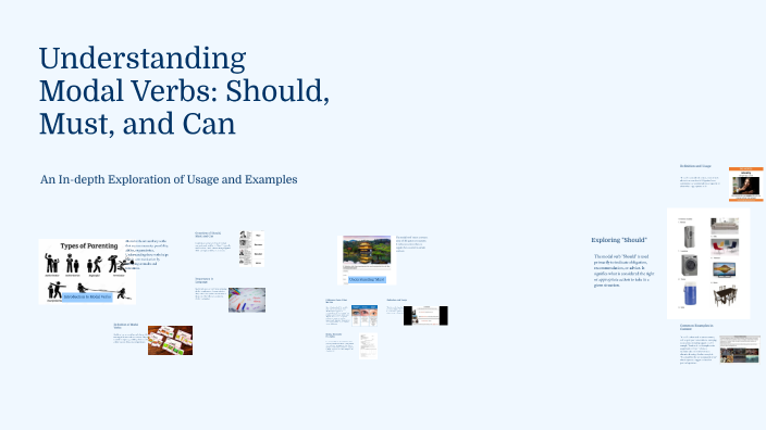 Understanding Modal Verbs: Should, Must, and Can by Aniele Martins on Prezi