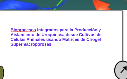 Producción y aislamiento de Uroquinasa by BEATRIZ MARTINEZ ARACIL on Prezi