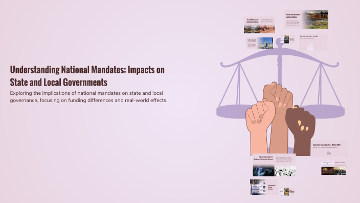 Understanding National Mandates: Impacts on State and Local Governments ...