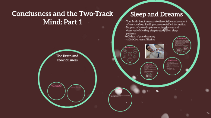 Conciusness and the Two-Track Mind by Sarah Tritt on Prezi