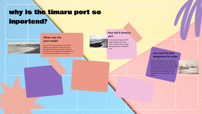 Why is the timaru port so important by Charlotte Frater on Prezi