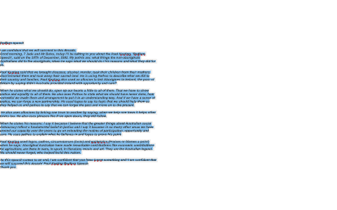 Redfern Speech by Andrew Doan on Prezi