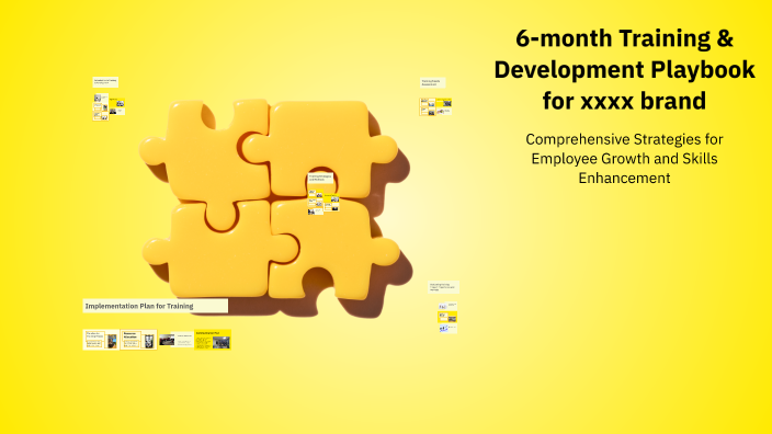 6-month Training & Development Playbook for xxxx brand by ViNZ SEBASTiAN on Prezi
