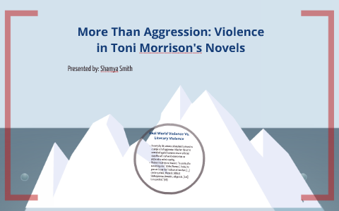 More Than Aggression: Violence in Toni Morrison's Novels by Shamya ...