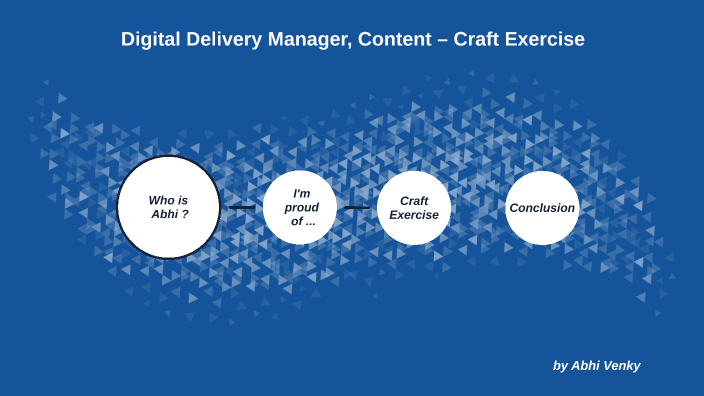 Digital Delivery Manager, Content – Craft Presentation by Abhishek ...