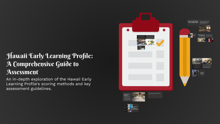Hawaii Early Learning Profile: A Comprehensive Guide to Assessment by ...