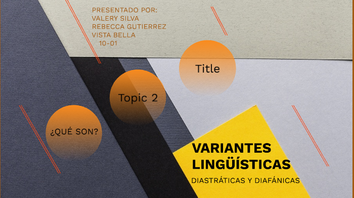 Variantes LingÜistícas- Diastráticas y Diafásicas by Valery Alexandra ...