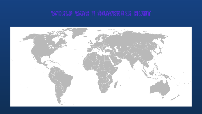 World War II Scavenger Hunt by Terry Tran on Prezi