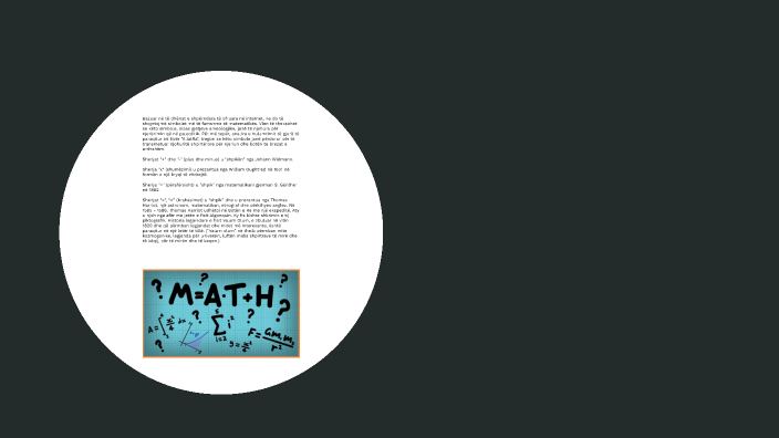 simbolet matematikore by Emma Sejdiu on Prezi