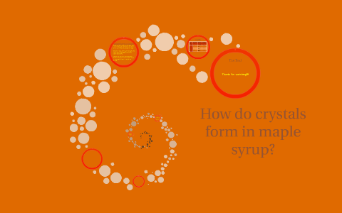 How do crystals form in maple syrup? by alexxa hearon on Prezi