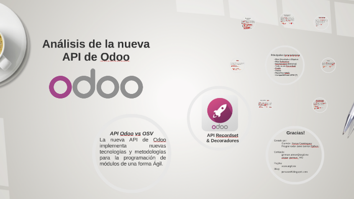 Caracteristicas Principales de la API de Odoo by German Ponce on Prezi