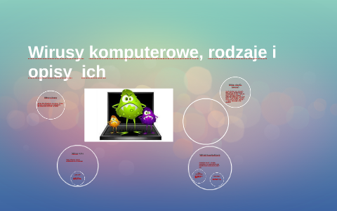 Wirusy komputerowe, rodzaje i opisy ich by Martyna Baaańczyk on Prezi