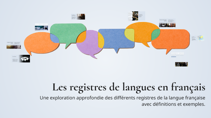 Les registres de langues en français by malak maloka on Prezi