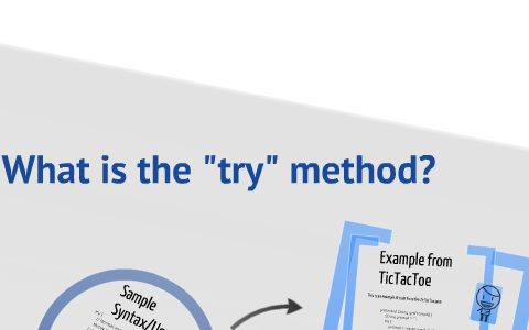 "try" statement in Java by Collin Paran on Prezi