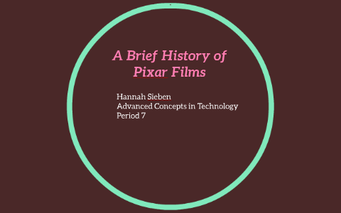 A Brief History of Pixar Films by Hannah Sieben on Prezi