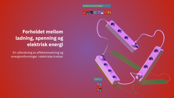 Forholdet mellom ladning, spenning og elektrisk energi by Linea Lødding on Prezi
