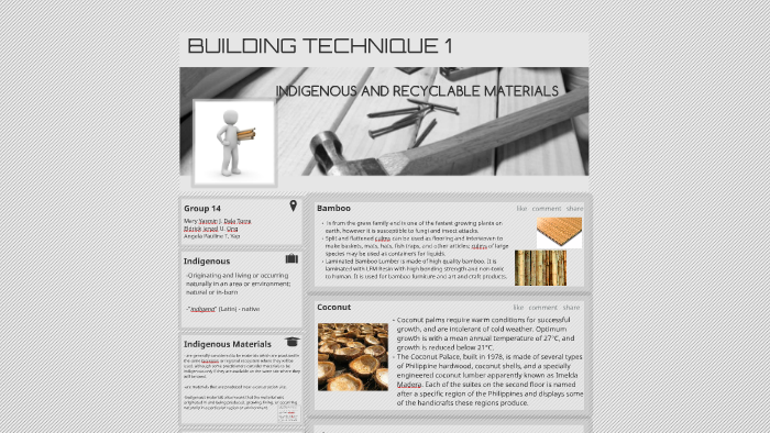 Indigenous Materials by Angel Yap on Prezi