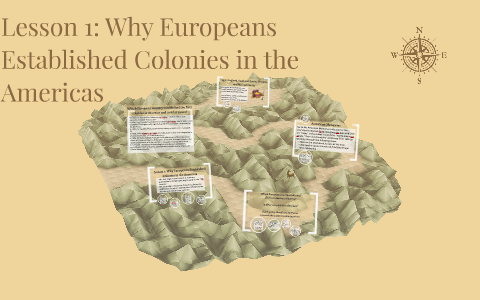 Lesson 1: Why Europeans Established Colonies in the Americas by Laura ...