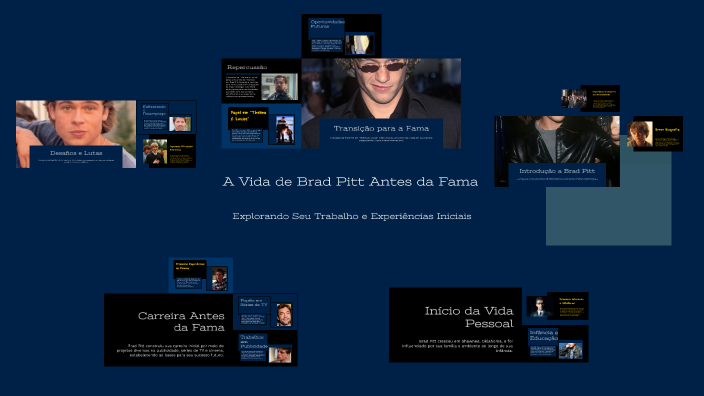 A Vida de Brad Pitt Antes da Fama by Lara Brandao on Prezi