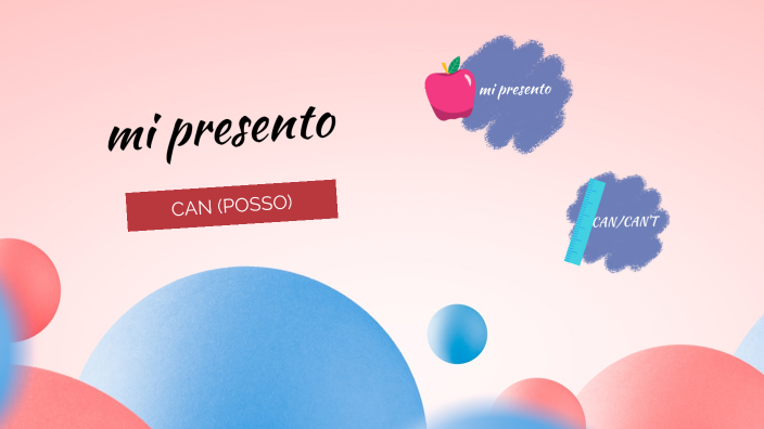 mi presento in inglese- e poi can (posso) by gaia addis