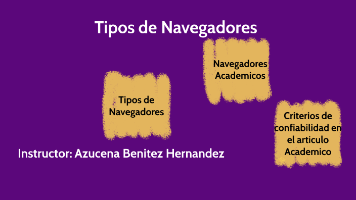 Tipos de navegadores by Azucena Benítez on Prezi