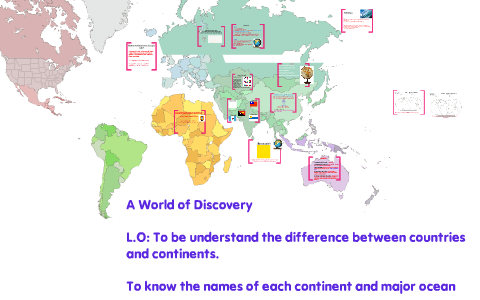 A world of discovery. Maps by Miss S on Prezi