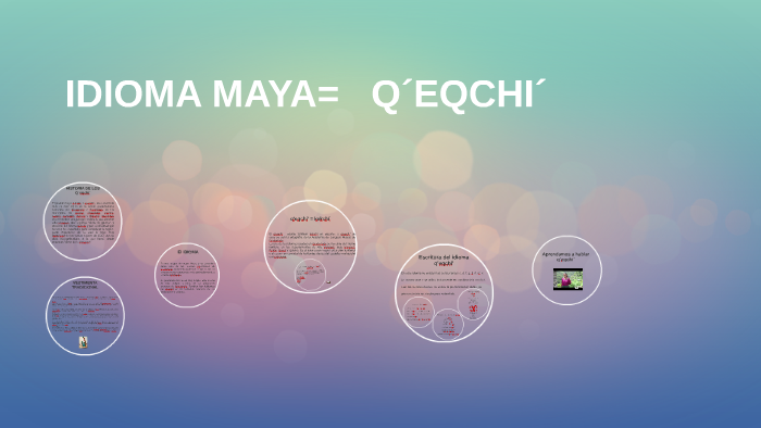 IDIOMA MAYA= KEKCHI by joel contreras on Prezi