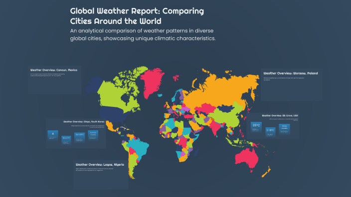 Global Weather Report: Comparing Cities Around the World by hali morton ...