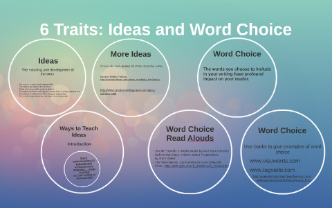 6 Traits: Ideas and Word Choice by Laura Rodebeck on Prezi