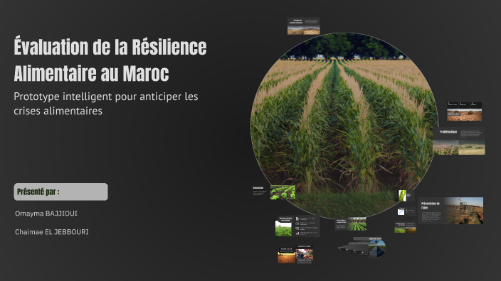Évaluation de la Résilience Alimentaire au Maroc by omayma bj on Prezi