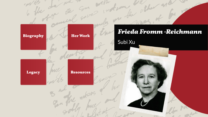 Frieda Fromm-Reichmann by Subi Xu on Prezi