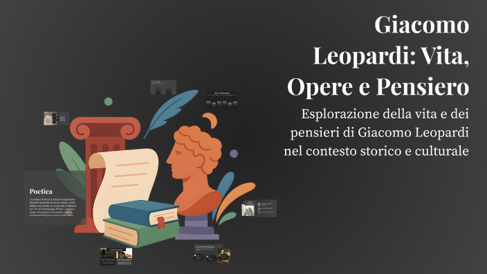 Giacomo Leopardi: Vita, Opere e Pensiero by Dalila Lopes on Prezi