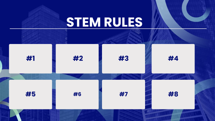 stem rules by maxon player on Prezi