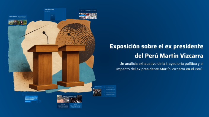 Exposición sobre el ex presidente del Perú Martín Vizcarra by Emily ...