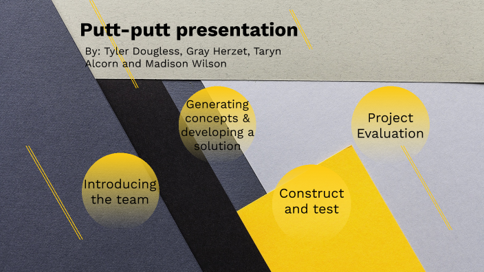 Putt-putt Geometry project by Melesa Herzet (CCHS 2025) on Prezi
